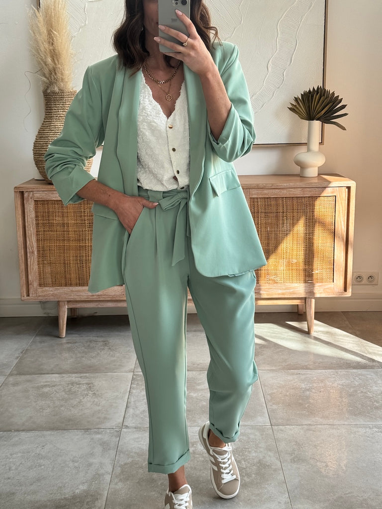 BLAZER MILA VERT D'EAU – TAMASHOP